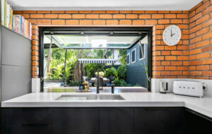 Gas Strut Windows: Custom Pass-Through Servery Windows